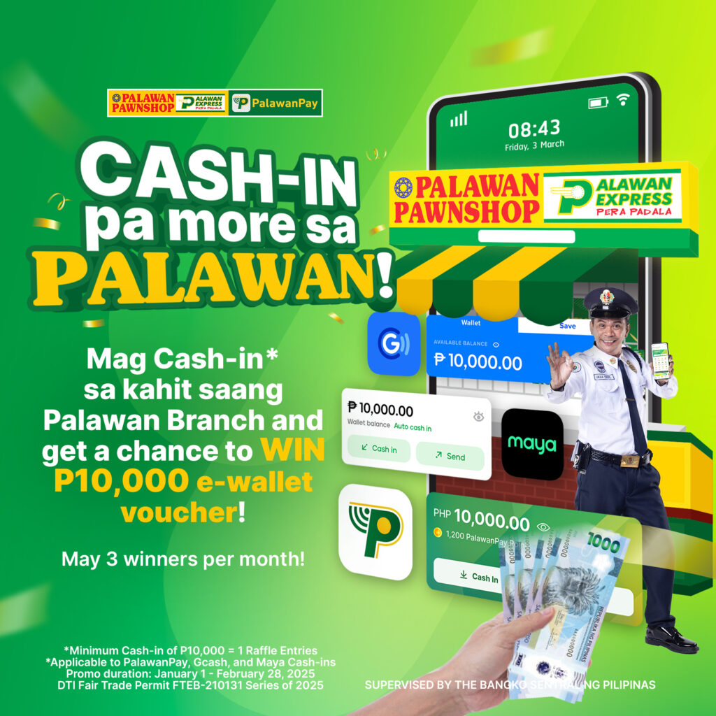 Gcash to palawan express store