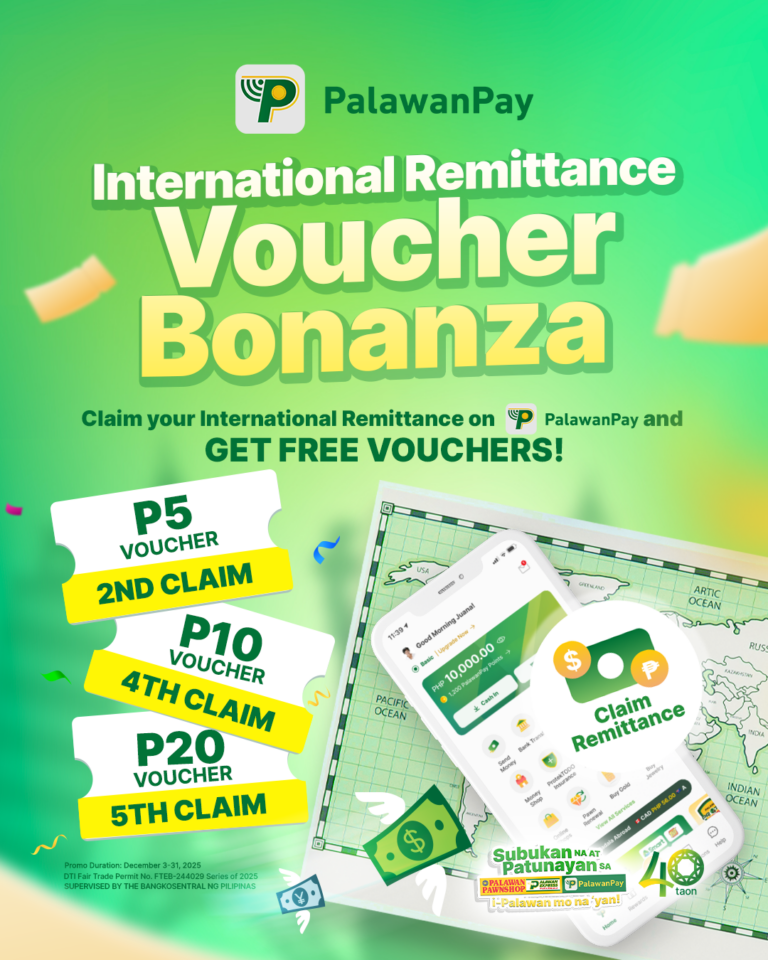 International Remittance Voucher Bonanza - PalawanPay